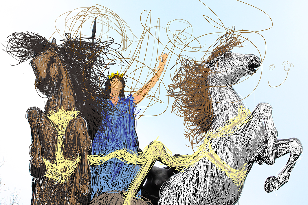 edited horses statues | The Mango Lab Photography and Media Courses